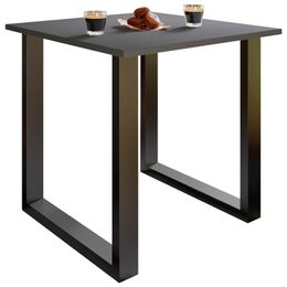 Vcm Premium Holz Esstisch H. 76 x B. 80 x T. 50 cm K&uuml;chentisch Speisetisch Tisch Xona U
