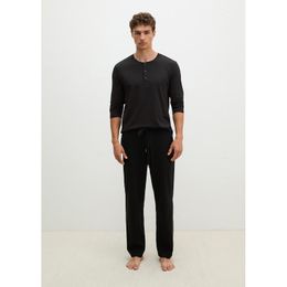 Marc O'Polo Marc O'polo Herren Marc O'Polo Langarmshirt &raquo;Mix & Match Cotton&laquo; schwarz XL