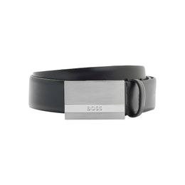 BOSS Herren BOSS Koppelg&uuml;rtel mit Logo-Koppelschliesse schwarz 110