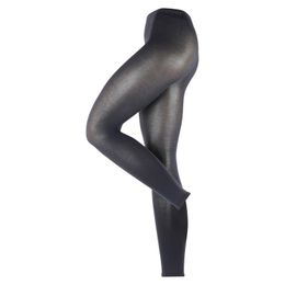 Esprit Damen Feinstrumpfleggings &raquo;Cotton&laquo; 50 DEN elegant, fein, kn&ouml;chellang, matt, rutschfest, nicht gl&auml;nzend schwarz 38