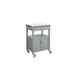 sobuy K&uuml;chenwagen mit 1 Schublade Hellgrau 60x44,5x91cm Modern