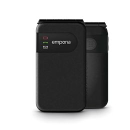 Emporia SIMPLICITYglam 2G, Schwarz - Modell 2025 Handy (Seniorenhandy, Klapp)