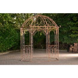 CLP Rosenpavillon aus Eisen Leila, Gartenpavillon im Jugendstil nostalgisch, Rankhilfe pulverbeschichtet f&uuml;r Kletterpflanzen und Rosen