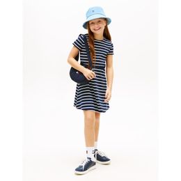 Tommy Hilfiger M&auml;dchen Skaterkleid &raquo;ESSENTIAL PUNTO SKATER DRESS SS&laquo; Ohne Tasche Kinder bis 16 Jahre, regular fit 16 (176), N-Gr