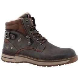 Mustang Shoes Herren Winterboots &raquo;Maril&laquo; Workerboots, Schn&uuml;rboots mit TEX-Ausstattung grau 46