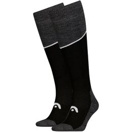 Head Herren Socken mit ergonomischer Passform schwarz 47-49