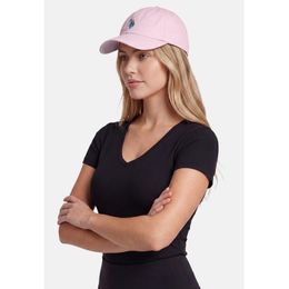 U.S. Polo Assn. Baseball Cap USKaii &ndash; Unisex Kappe mit verstellbarem Strapback in Pink | Gr.: onesize