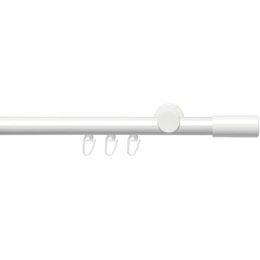 Liedeco Gardinenstange &raquo;Innenlaufgarnitur 20 mm Power Zylinder&laquo; &Oslash; 20 mm 1 l&auml;ufig-l&auml;ufig Fixma&szlig; Gardinenstange Komplett wei&szlig; Aluminium B/L: 240cm &Oslash; 20mm, 1 Stk