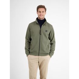 Lerros Herren Lerros Sweatjacke mit Stehkragen und Rei&szlig;verschluss gr&uuml;n 3XL