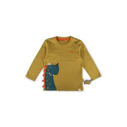 Sigikid Langarmshirt Dino Fun in gr&uuml;n | Gr.: 110
