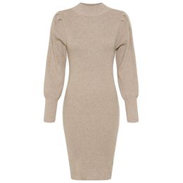 Laura Scott Strickkleid in beige-melange | Gr.: 44