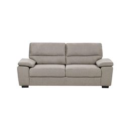 Beliani 3-Sitzer Sofa VOGAR in Braun/Schwarz - (W) 195 x (H) 90 x (L) 74 cm | Gr.: onesize
