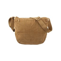 Prato SC09 zeitlose Umh&auml;ngetasche aus Breitcord in khaki | Gr.: onesize