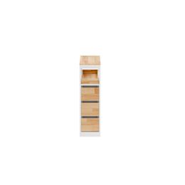 sobuy Badunterschrank mit 3 Schubladen Wei&szlig; 65x23x82cm Minimalistisch