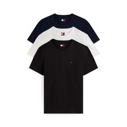 Tommy Jeans Herren T-Shirt &raquo;TJM EXTRA SLIM 3 PACK&laquo; Packung, 3 Mit Rundhalsausschnitt schwarz 3XL