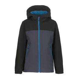 Icepeak Damen Softshelljacke &raquo;Icepeak KONAN JR&laquo; mit Kapuze mit Rei&szlig;verschlusstaschen, atmungsaktiv, schnell trocknend, winddicht 164