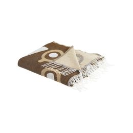 Beliani Kuscheldecke SIDDHA in Braun - (W) 130 x (H) 0.3 x (L) 170 cm | Gr.: onesize