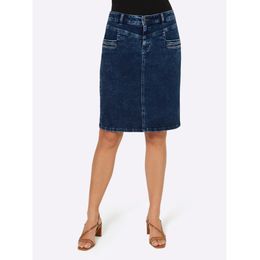 Heine Jeans-Rock in blue-stone-washed | Gr.: 50