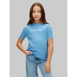 Calvin Klein Jeans M&auml;dchen T-Shirt &raquo;LOGO T-SHIRT&laquo; Regular fit, mit Logoschriftzug blau 10 (140)