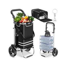 TecTake Rollkoffer 3-in-1 Inkl. K&uuml;hltasche und leichtg&auml;ngige Profilr&auml;der | Gr.: onesize