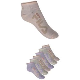 Fila Kinder Freizeitsocken &raquo;JUNIOR GIRL INVISIBLE SOCKS&laquo; 6 Paar tlg. mit stylischem Schriftzug-Design blau 27-30