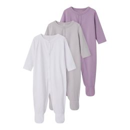TWO SOON 3er-Pack Schlafanzug in Lavender Mist | Gr.: 86