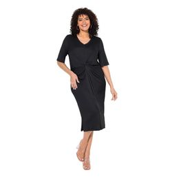 Ulla Popken Kleid in schwarz | Gr.: 58-60
