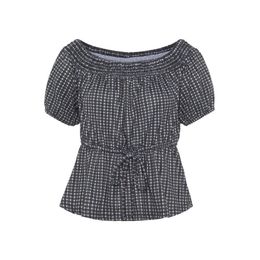 Lascana Sch&ouml;&szlig;chenshirt in black-white | Gr.: 36-38