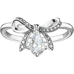 Thomas Sabo Damen Thomas Sabo Fingerring &raquo;Schleife&laquo; mit Zirkonia (synth.) bunt 58, Silber 925 (recycelt), 1,7mm