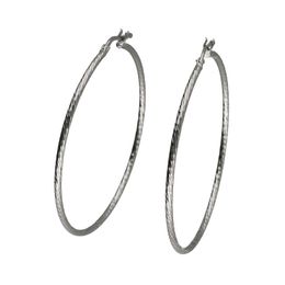 Firetti Damen Paar Creolen &raquo;Schmuck Geschenk Silber 925 Ohrschmuck diamantiert&laquo; silber 40, Silber 925 (Sterlingsilber)