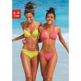 Buffalo Damen Push-Up-Bikini-Top &raquo;Happy&laquo; in mehreren Trendfarben gelb 40, Cup C