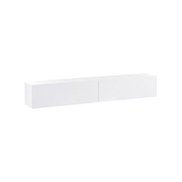 Beliani TV-Schrank GLADSTONE in Wei&szlig; - (W) 180 x (H) 30 x (L) 32 cm | Gr.: onesize