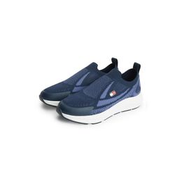 Tommy Jeans Herren Slip-On Sneaker &raquo;TJM KNITTED RUNNER&laquo; Slipper, Halbschuh, Schlupfschuh mit Kontrastbes&auml;tzen 46