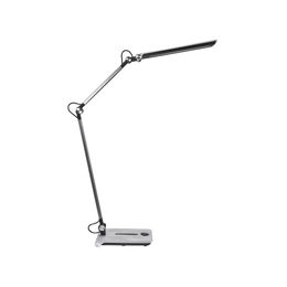 Beliani B&uuml;roleuchten AQUILA in Silber/Schwarz - (W) 20 x (H) 107 x (L) 20 cm | Gr.: onesize
