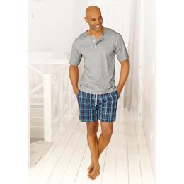 s.Oliver Herren s.Oliver Pyjama 1 St&uuml;ck, 2 tlg. Schlafanzug mit Knopfleiste grau 56/58 (XL)