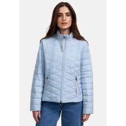 Manisa Damen Manisa Steppjacke ohne Kapuze mit Diamondsteppung blau 46