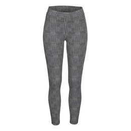 Lascana Leggings in schwarz wei&szlig; kariert | Gr.: 36-38