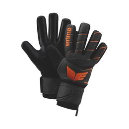 Erima Kinder New Talent Torwarthandschuh in schwarz/orange | Gr.: 5