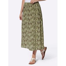 Sieh an! Rock in khaki-ecru-bedruckt | Gr.: 38