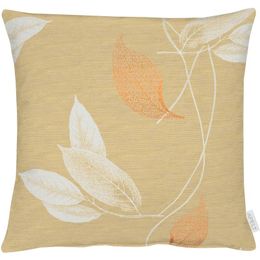 Apelt Dekokissen &raquo;Valerie&laquo; Kissenh&uuml;lle mit F&uuml;llung, 1 St&uuml;ck orange Polyester B/L: 48cm x 48cm, 1 Stk.