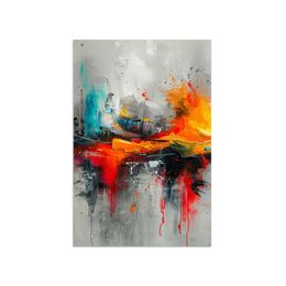 OnlyWow Poster Abstrakte Kunst Explosion | Gr.: 20x30-cm