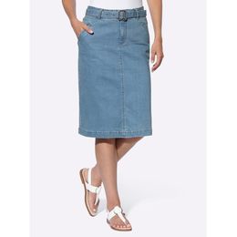 Heine Jeans-Rock in blue-bleached | Gr.: 48