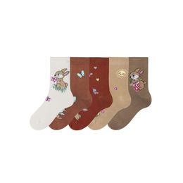 H.I.S. H.I.S Basicsocken in ecru, rostorange, rostbraun, beige, hellbraun | Gr.: 27-30