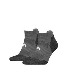 Head Damen Sneakersocken &raquo;Head HIKING ALL CLIMATES SNEAKER 2P&laquo; 2 Paar, mit atmungsaktivem Stoffeinsatz grau 39-42