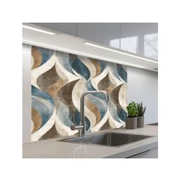 OnlyWow K&uuml;chenr&uuml;ckwand B&ouml;gen | Gr.: 80 x 60 cm