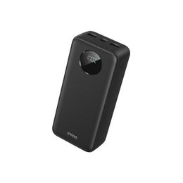 Wisam 22,5W 30000 mAh Powerbank mit LCD-Bildschirm, schwarz | Gr.: onesize