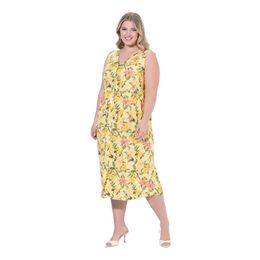 MIAMODA Kleid in sorbet gelb | Gr.: 52