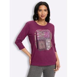 Sieh an! 3/4-Arm-Shirt in malve-traube | Gr.: 38