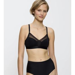 Triumph Damen B&uuml;gelloser BH &raquo;Shape Smart&laquo; gl&auml;ttend, vorgeformte Cups, weich und leicht formend schwarz 4, N-Gr