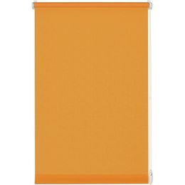 Gardinia Seitenzugrollo &raquo;EASYFIX Rollo Uni&laquo; Lichtschutz ohne Bohren freih&auml;ngend Schraubmontage m&ouml;glich orange Polyester 150cm, 45cm